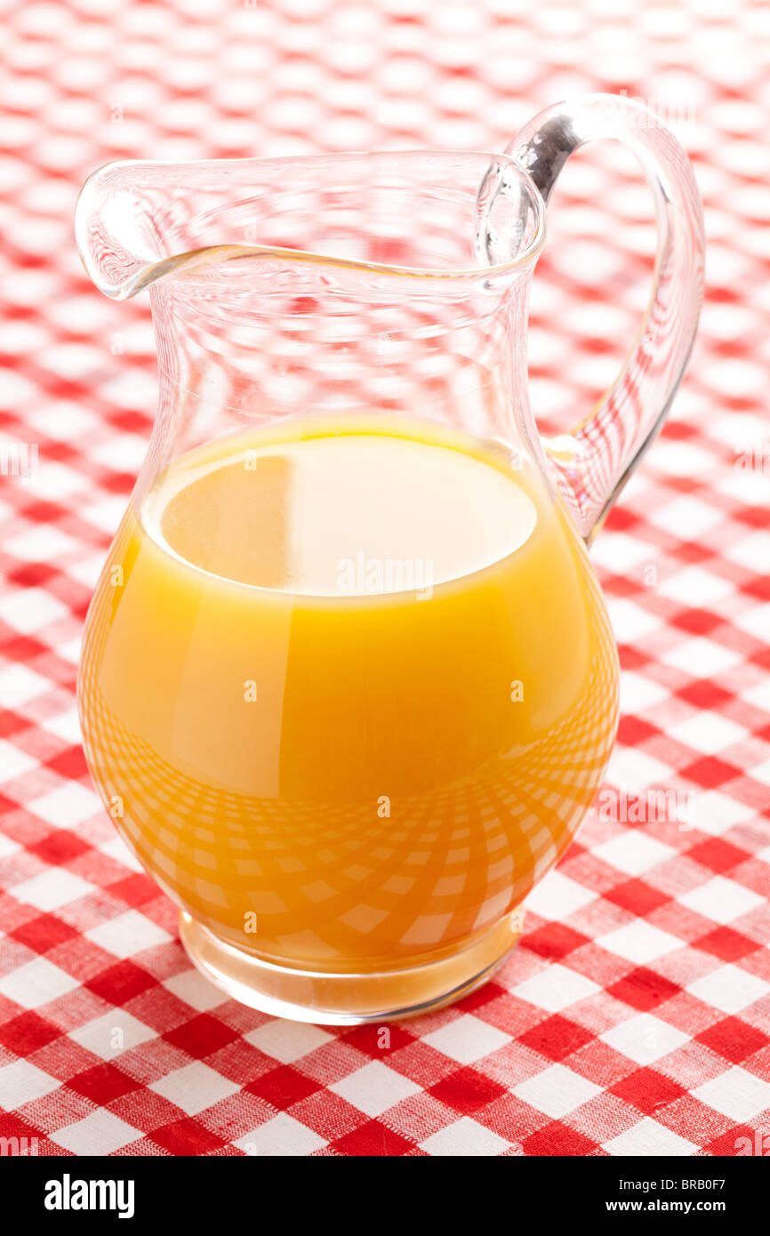orange juice in pitcher Stock Photo - Alamy