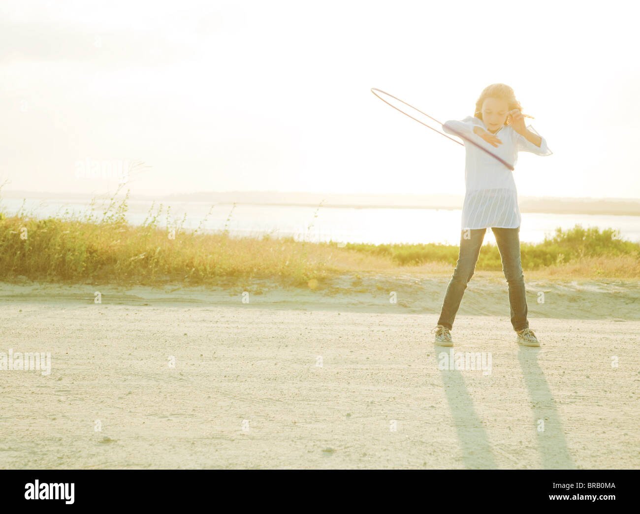 Child Playing With A Hoop High Resolution Stock Photography and Images ...
