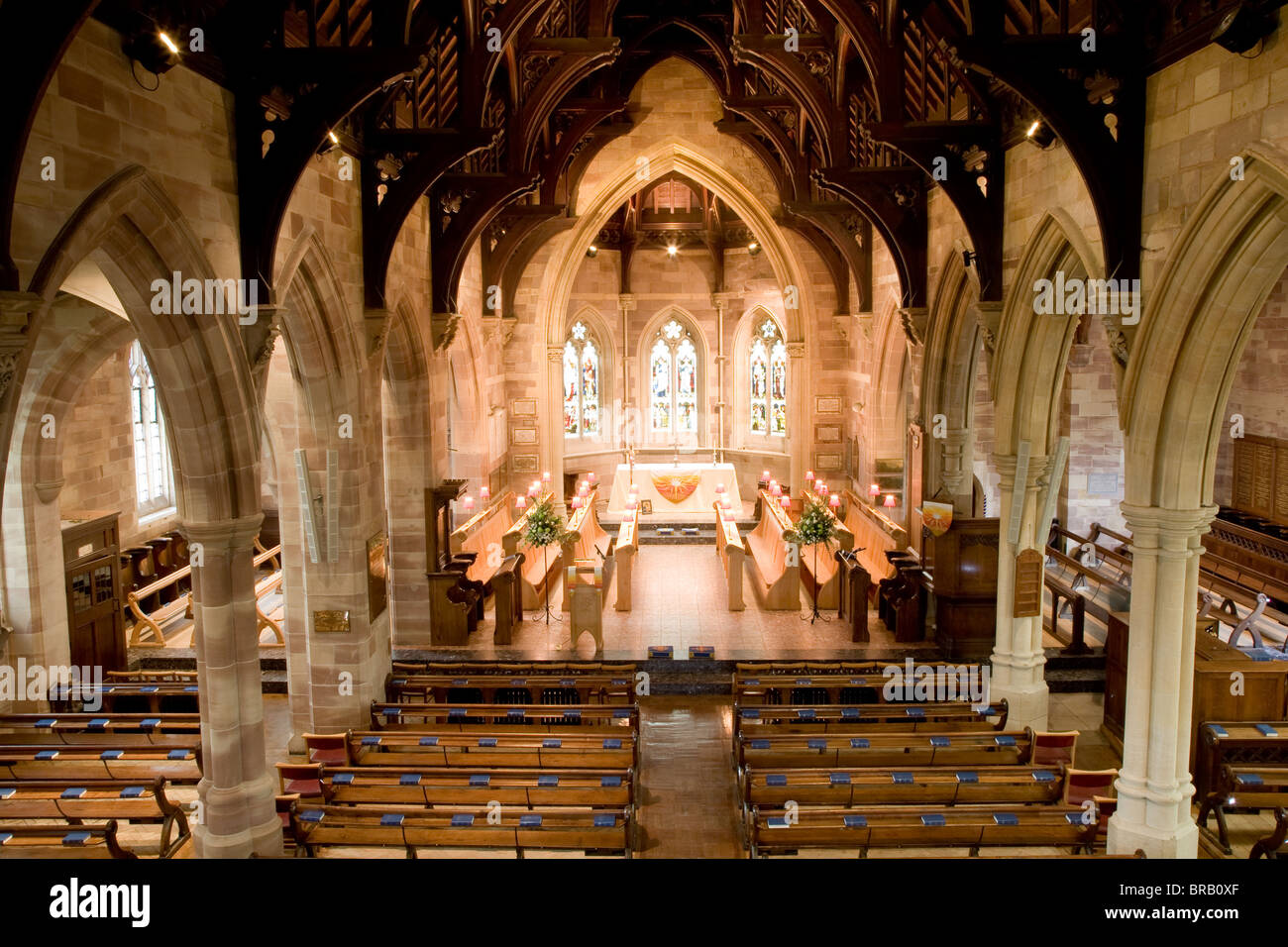 Repton School Chapel. near to Repton, Derbyshire, Great Britain, UK ...