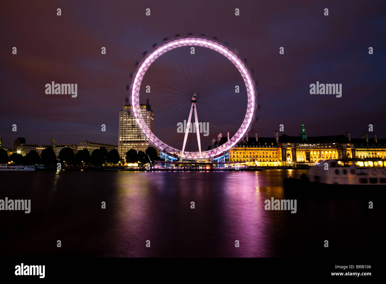 London Eye River Thames Stock Photo - Alamy