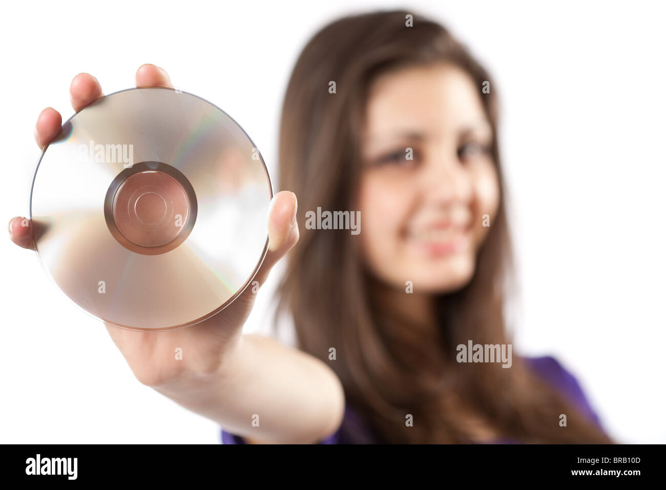 Smile woman dvd hi-res stock photography and images - Alamy