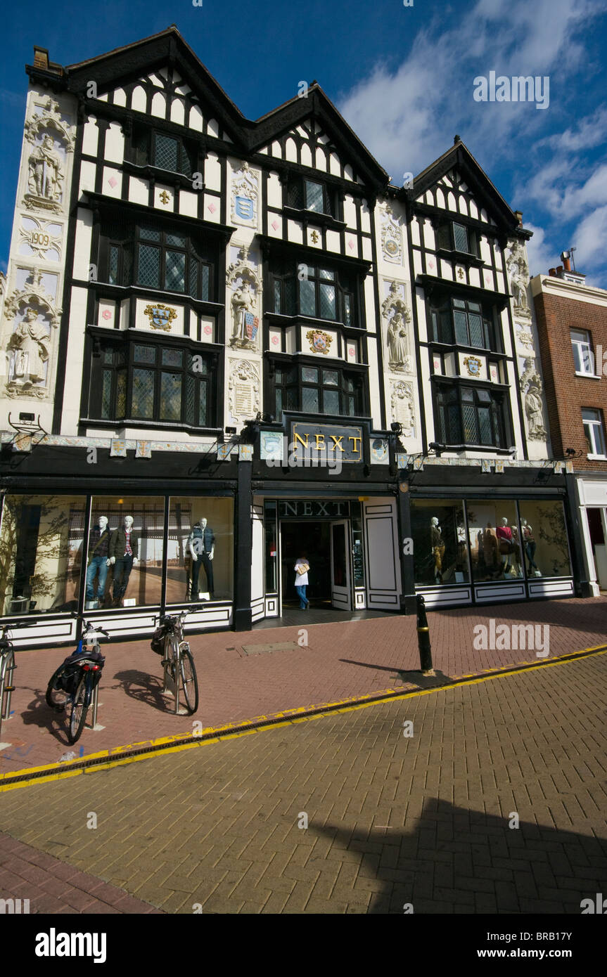 Entrance facade clothes shop facade england british english hi-res ...