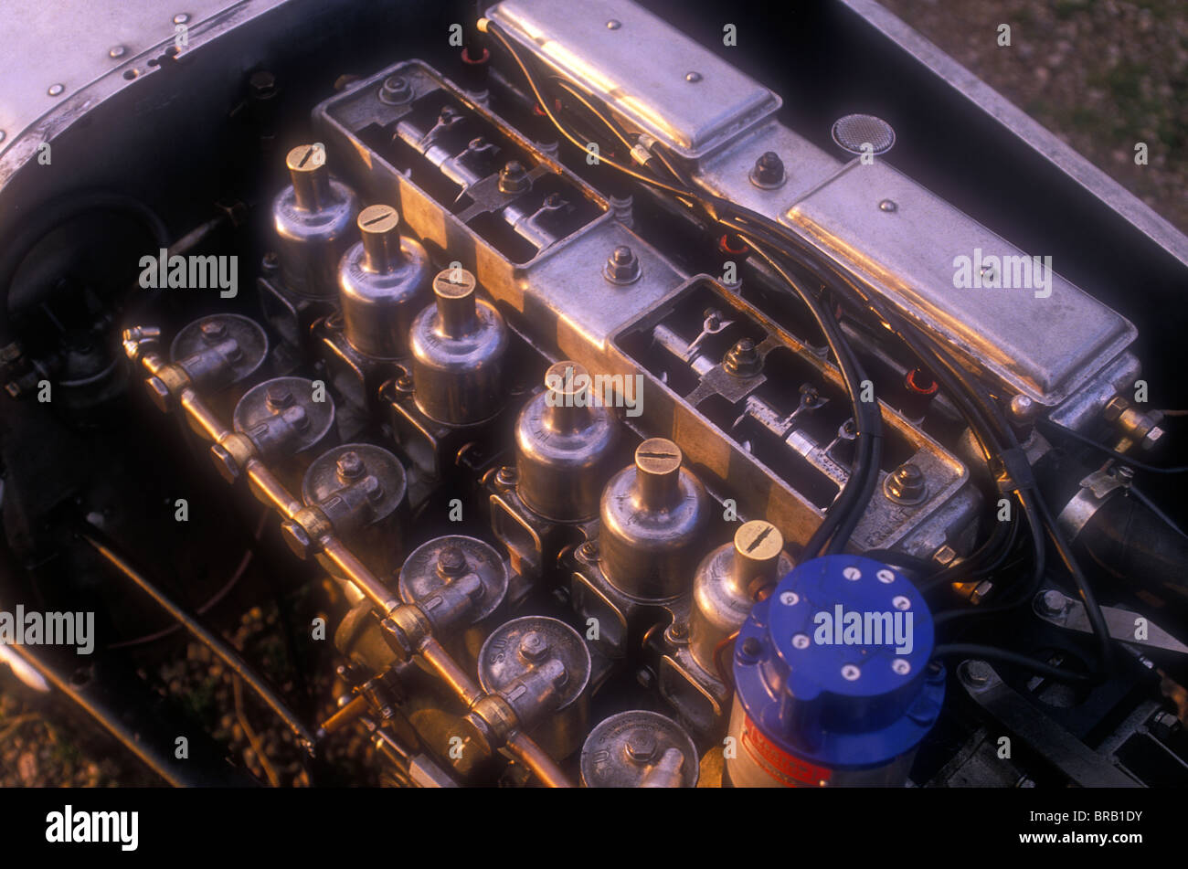 1932 Freddie Dixon Riley Special racing car engine Stock Photo - Alamy