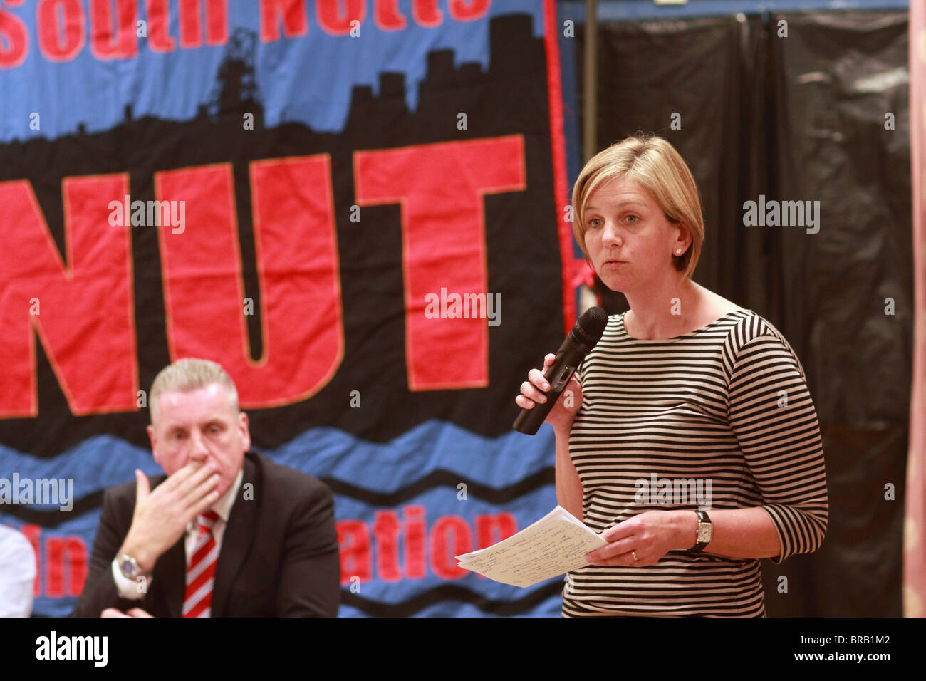 Nottingham South Labour MP Lilian Greenwood addresses the meeting 'Stop ...