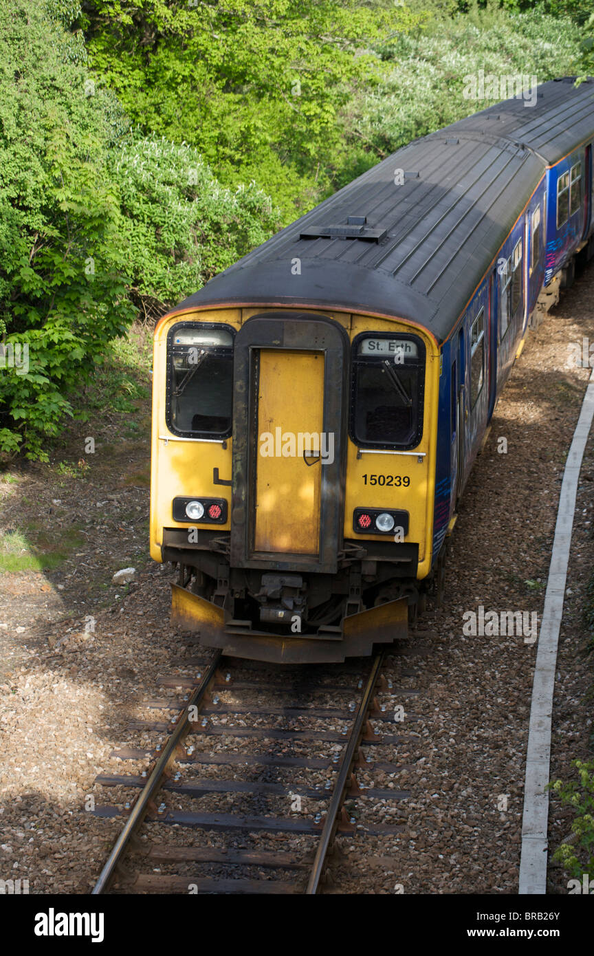 St Erth to St Ives train service, at St Ives, Cornwall Stock Photo - Alamy