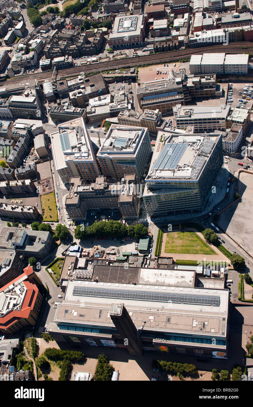 Wide Aerial View including Tate Modern Stock Photo - Alamy