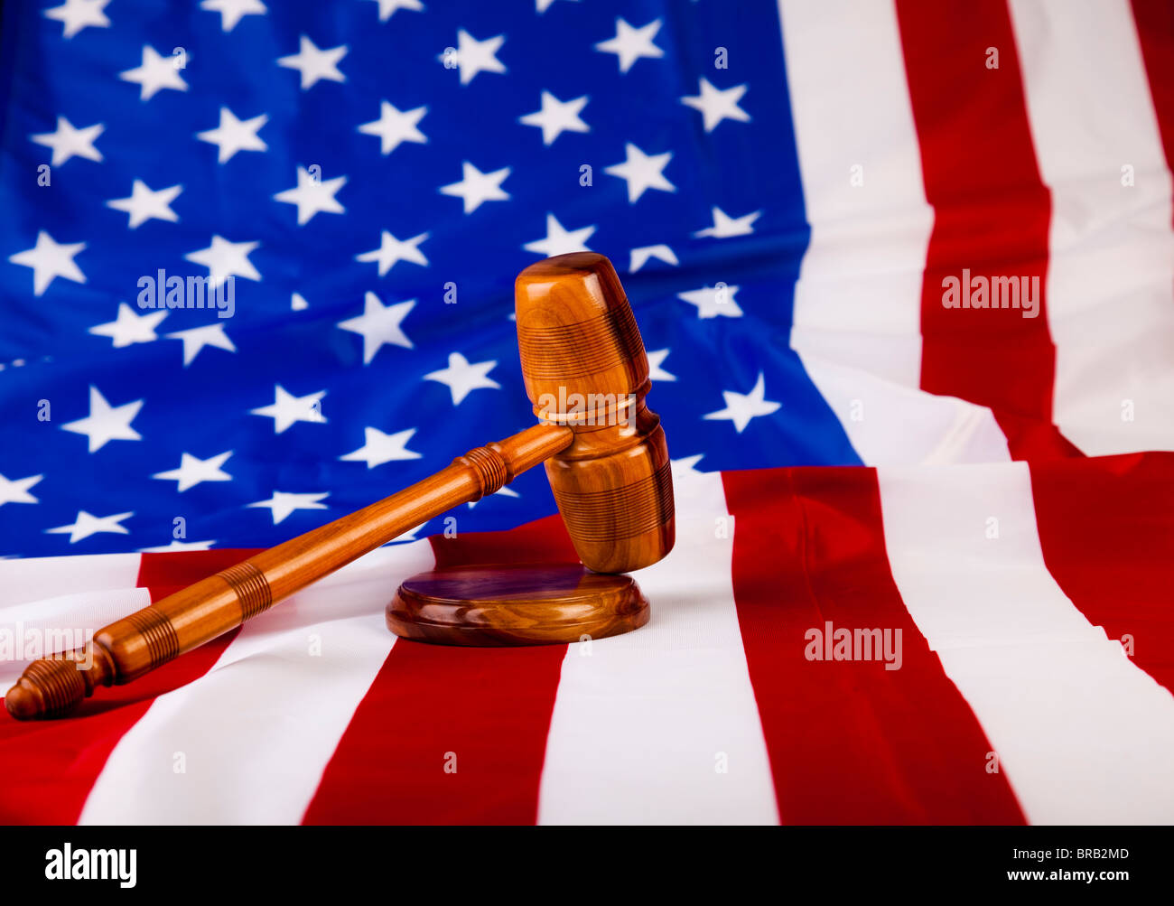 Gavel & Flag Stock Photo - Alamy