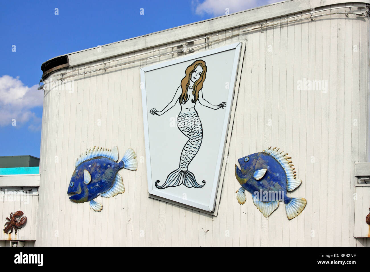 The Mermaid Restaurant, a popular dining spot on Woodcleft Ave. on the ...