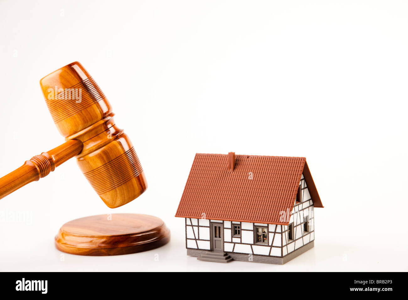 Gavel In Action Stock Photo - Alamy