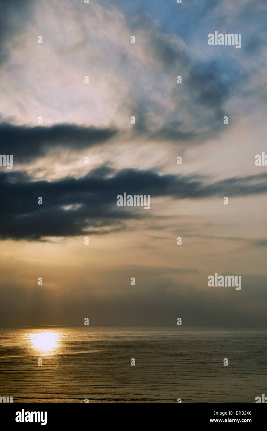 Sea at early morning Stock Photo - Alamy