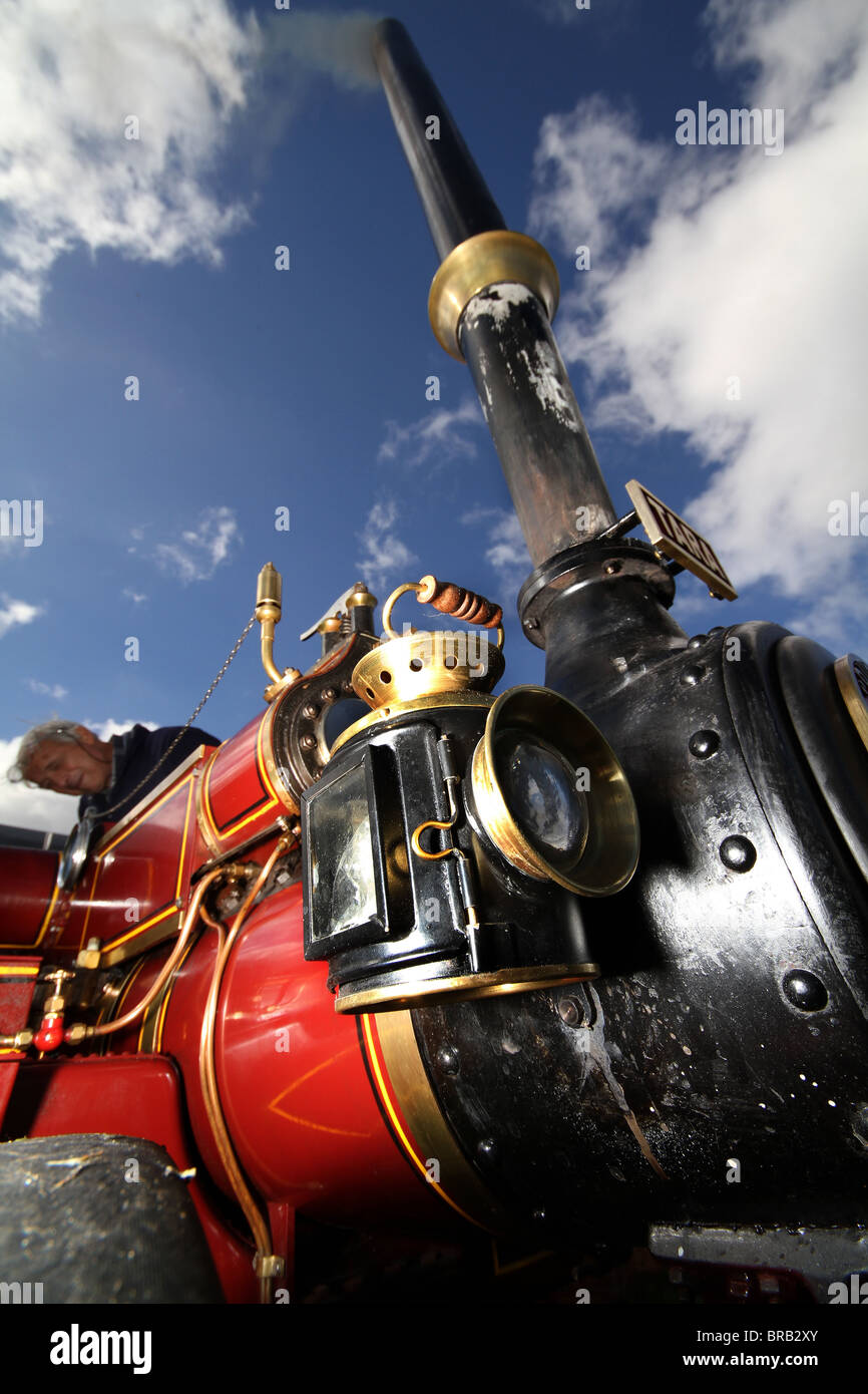 Model traction engine and steam engine construction rally Stock Photo ...