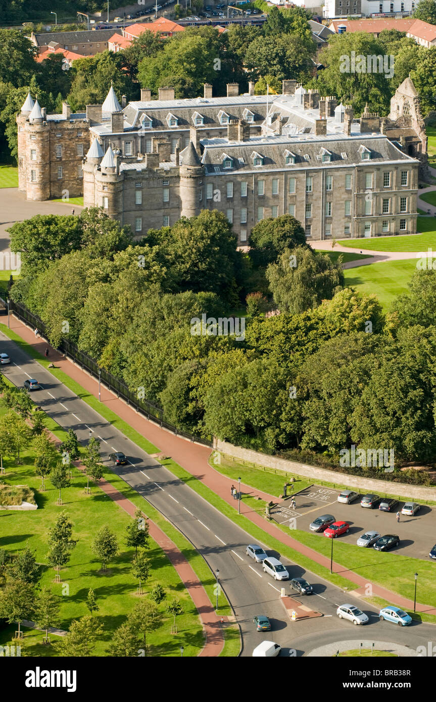 Holyrood Palace Aerial