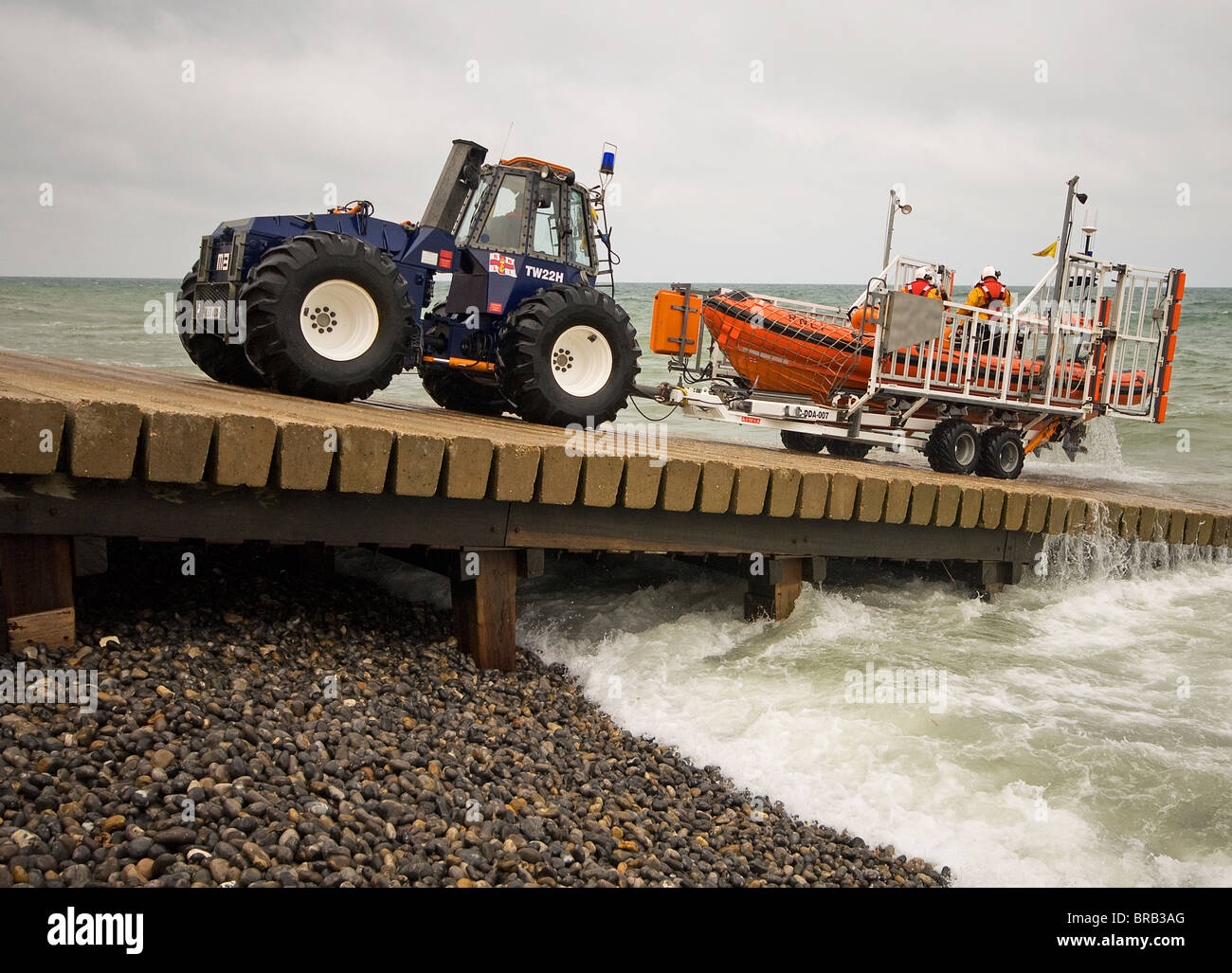 A successful recovery of the Sheringham inshore lifeboat during ...