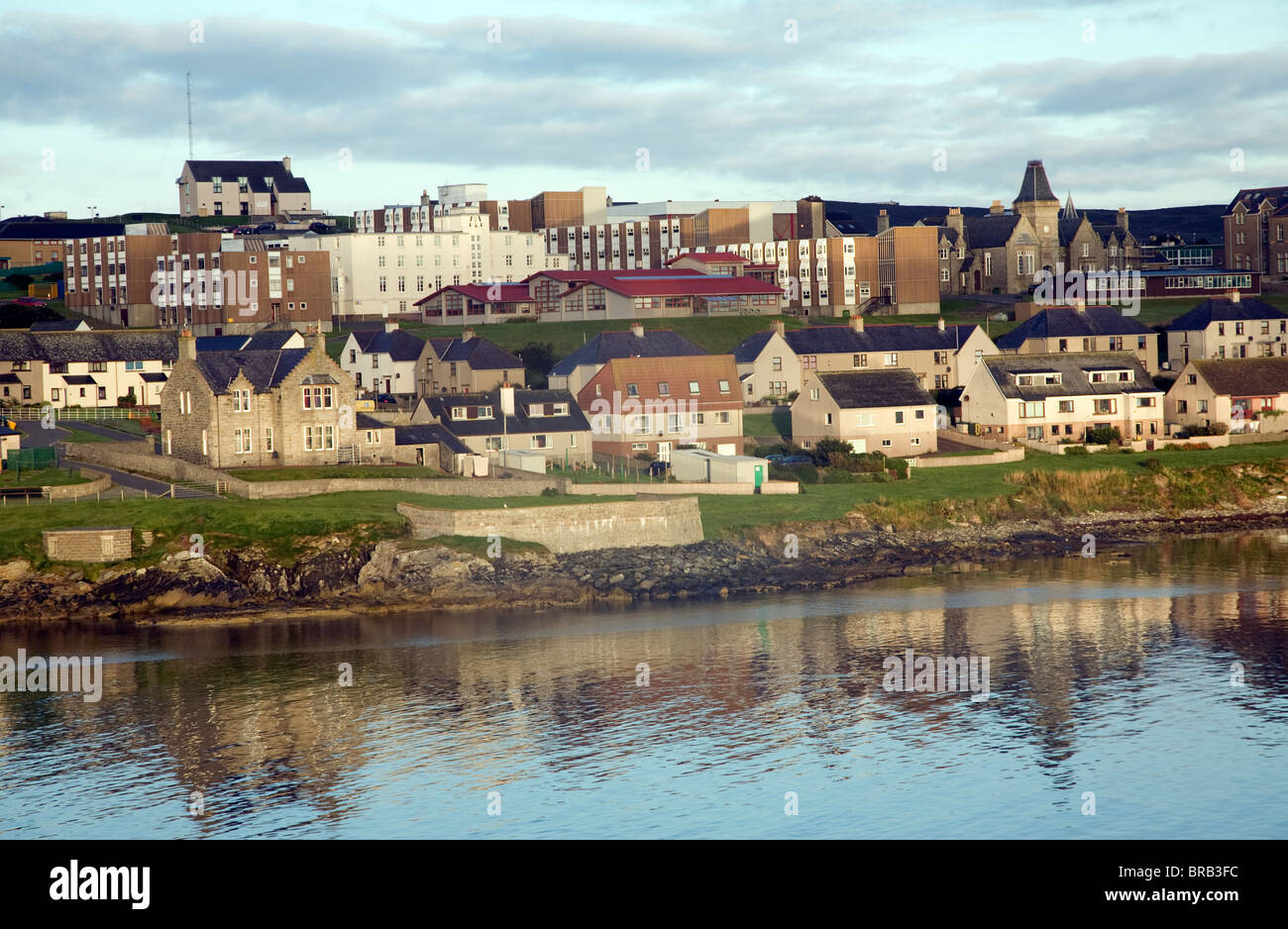 Harbour and town, Lerwick, Shetland Islands, Scotland Stock Photo - Alamy