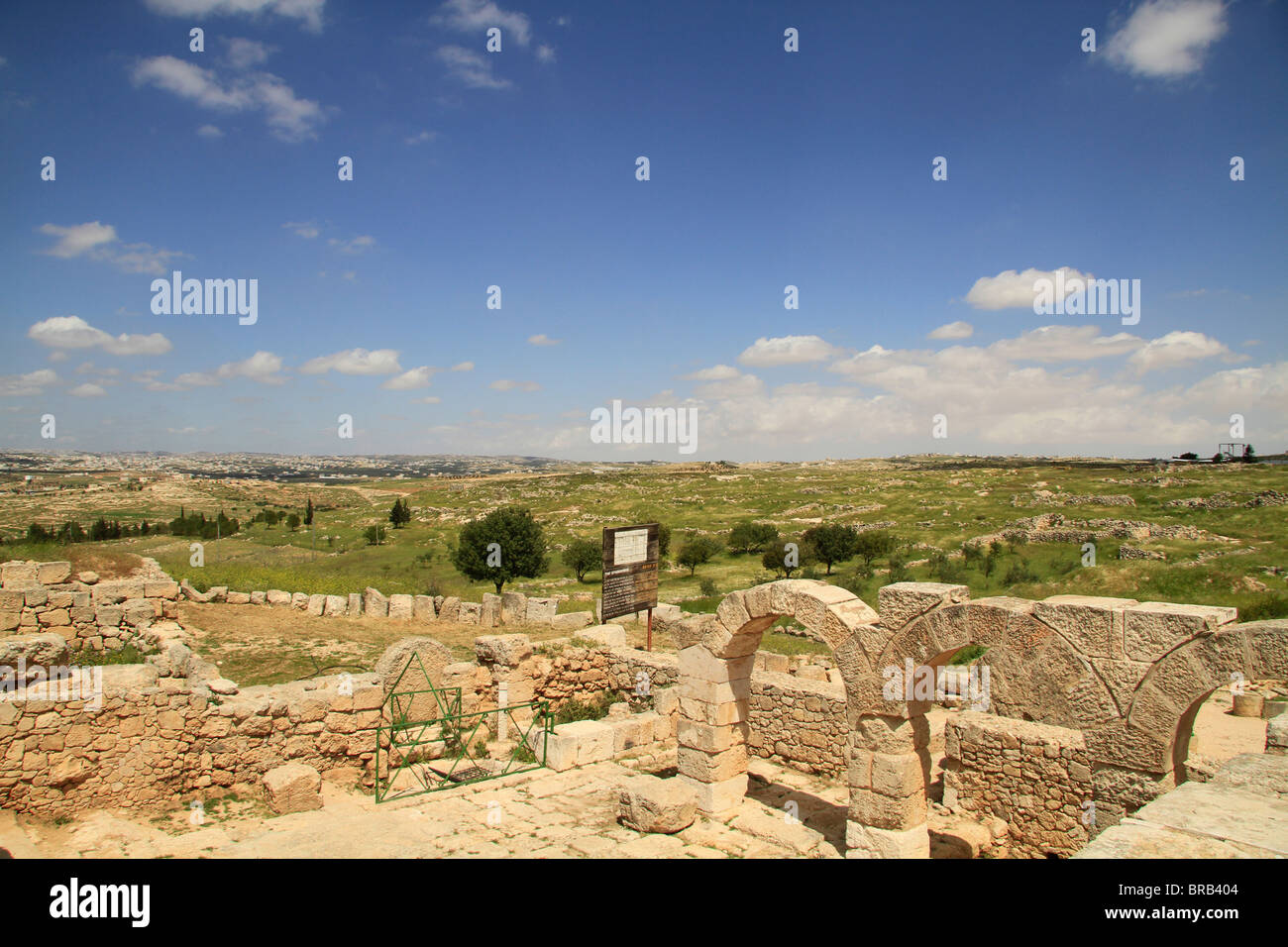 Southern Hebron Mountain, the ancient Synagogue of Susya Stock Photo ...