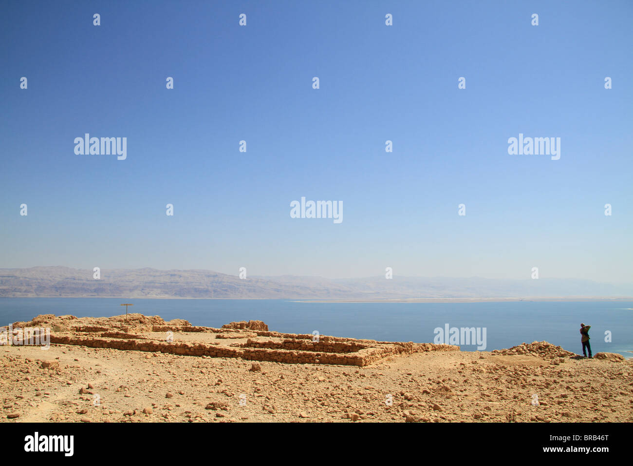 Israel, Judean Desert, the Chalcolithic temple in Ein Gedi Stock Photo ...