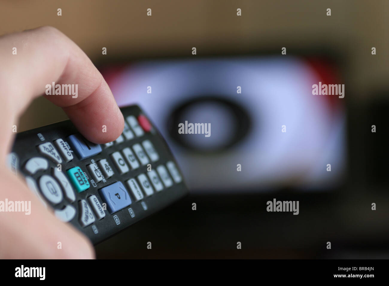 A detail of TV remote Stock Photo - Alamy