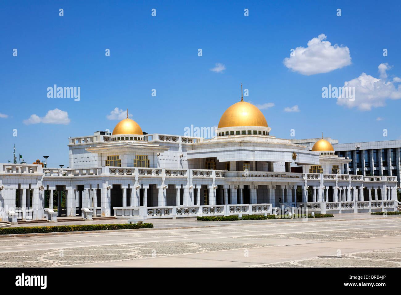 Turkmenistan - Ashgabat - the Turkmenbashi Palace in Independence ...