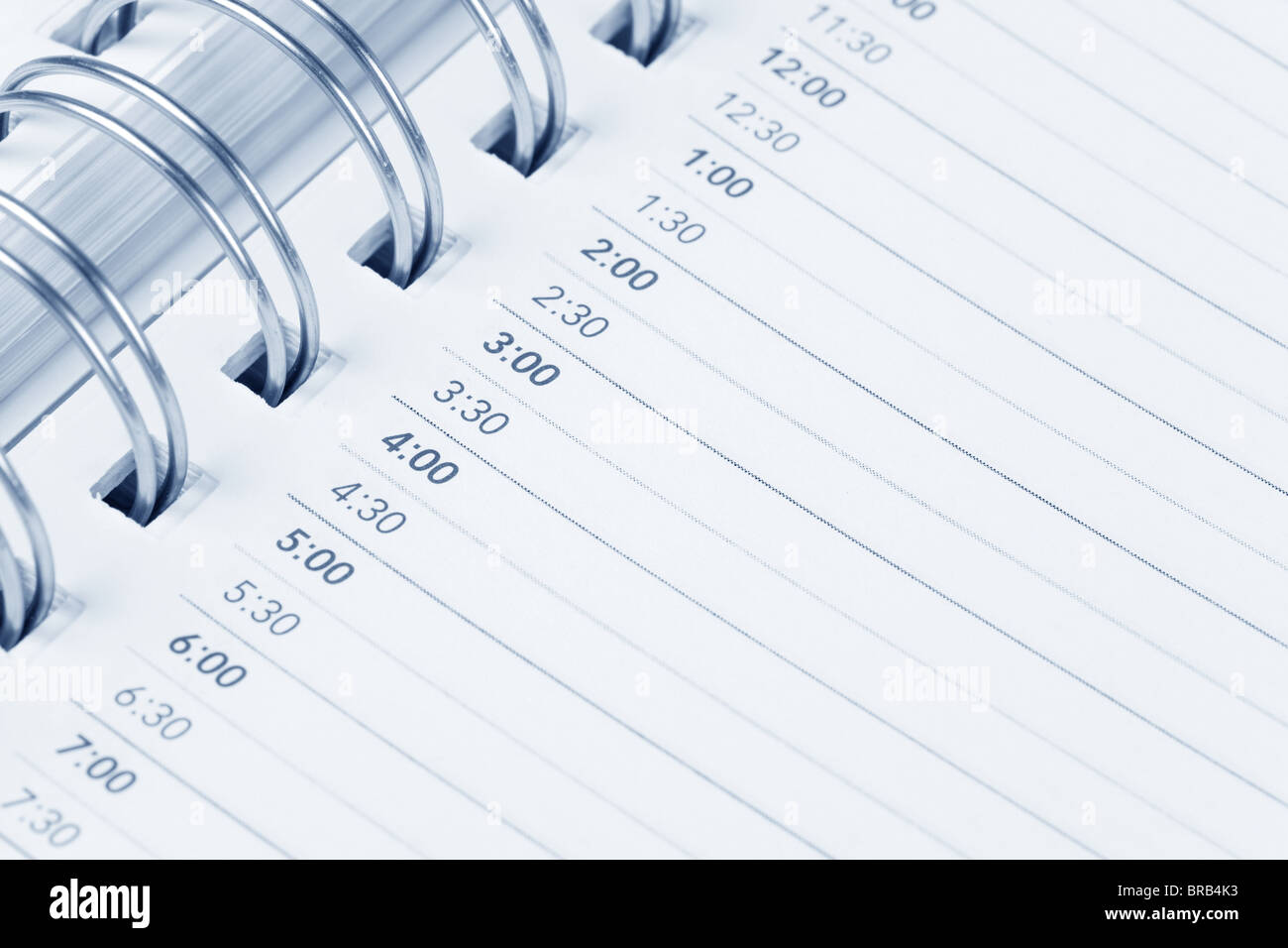 Calendar agenda, schedule, close up shot for background Stock Photo - Alamy