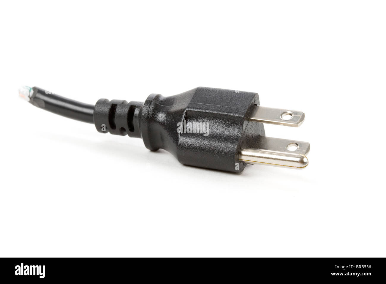 Black electric plug Cut Out Stock Images & Pictures - Alamy