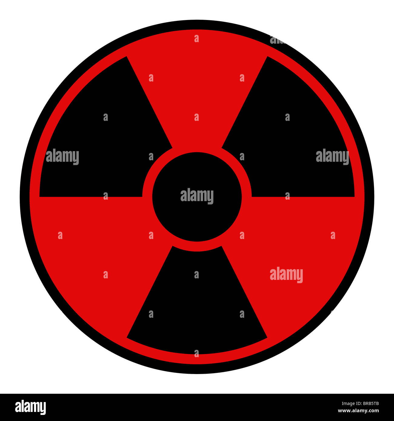Biohazard symbol black and red Cut Out Stock Images & Pictures - Alamy