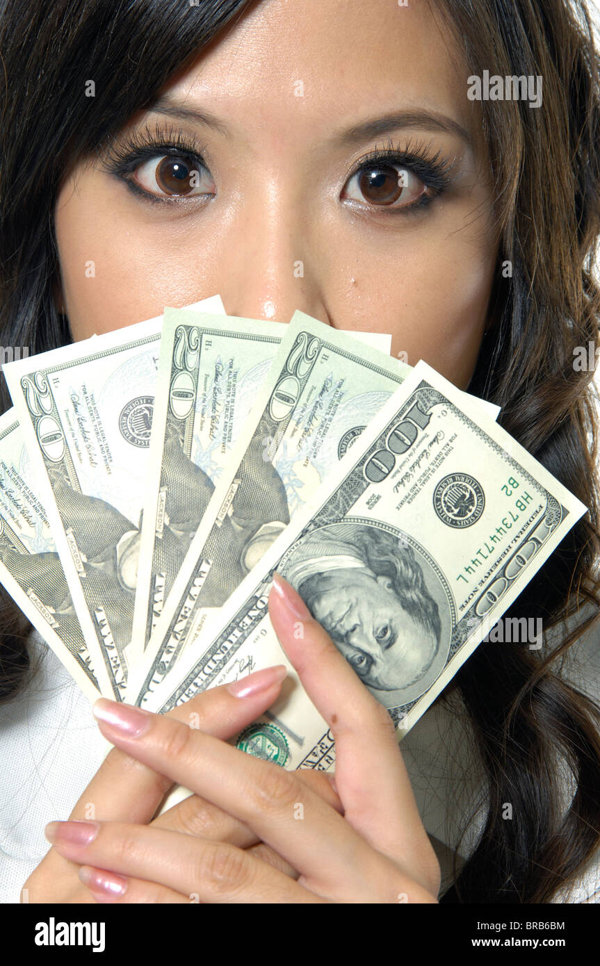 Us dollar bills front face hi-res stock photography and images - Alamy