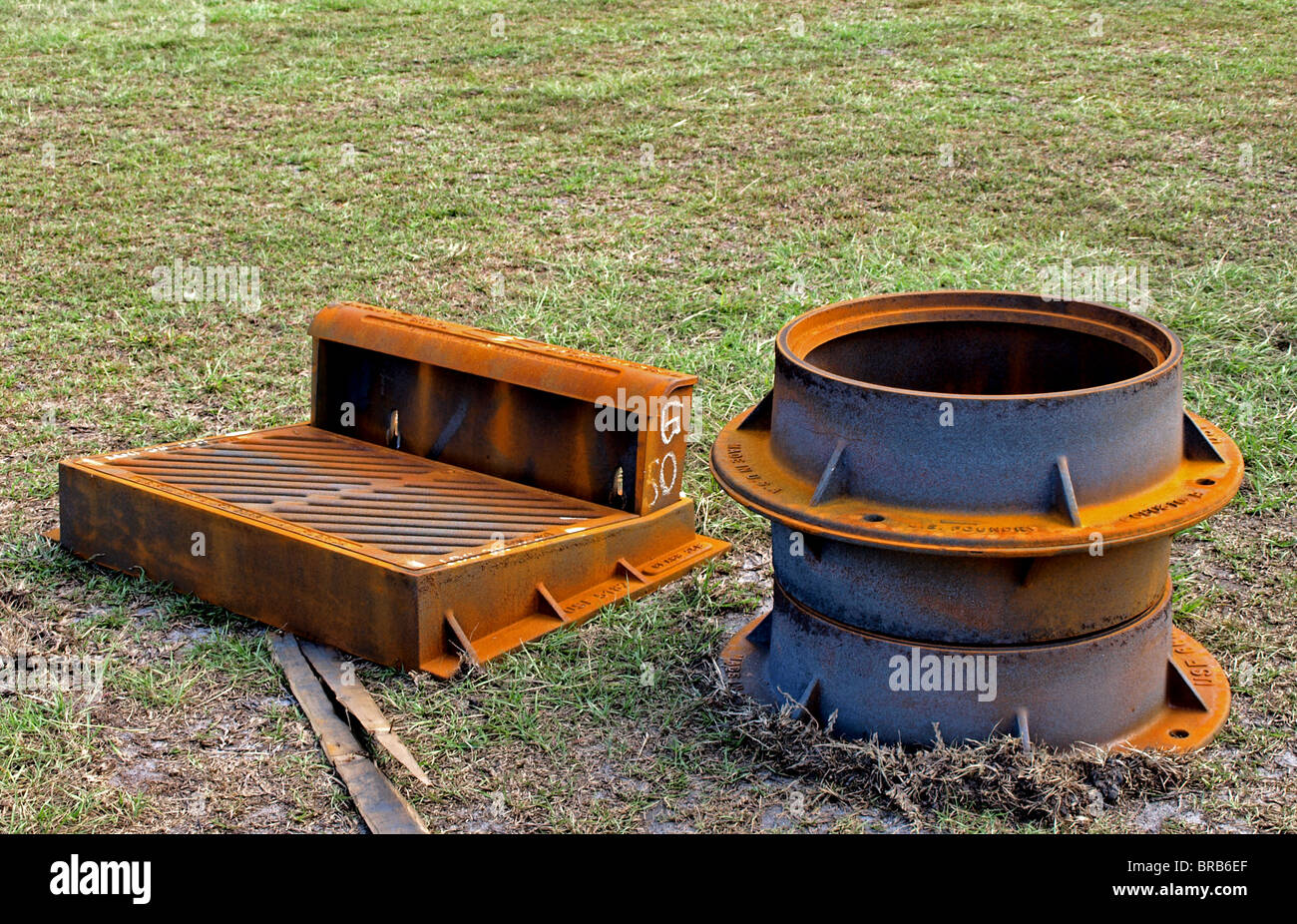 parts for street storm drainage system drain manholes steel connectors ...