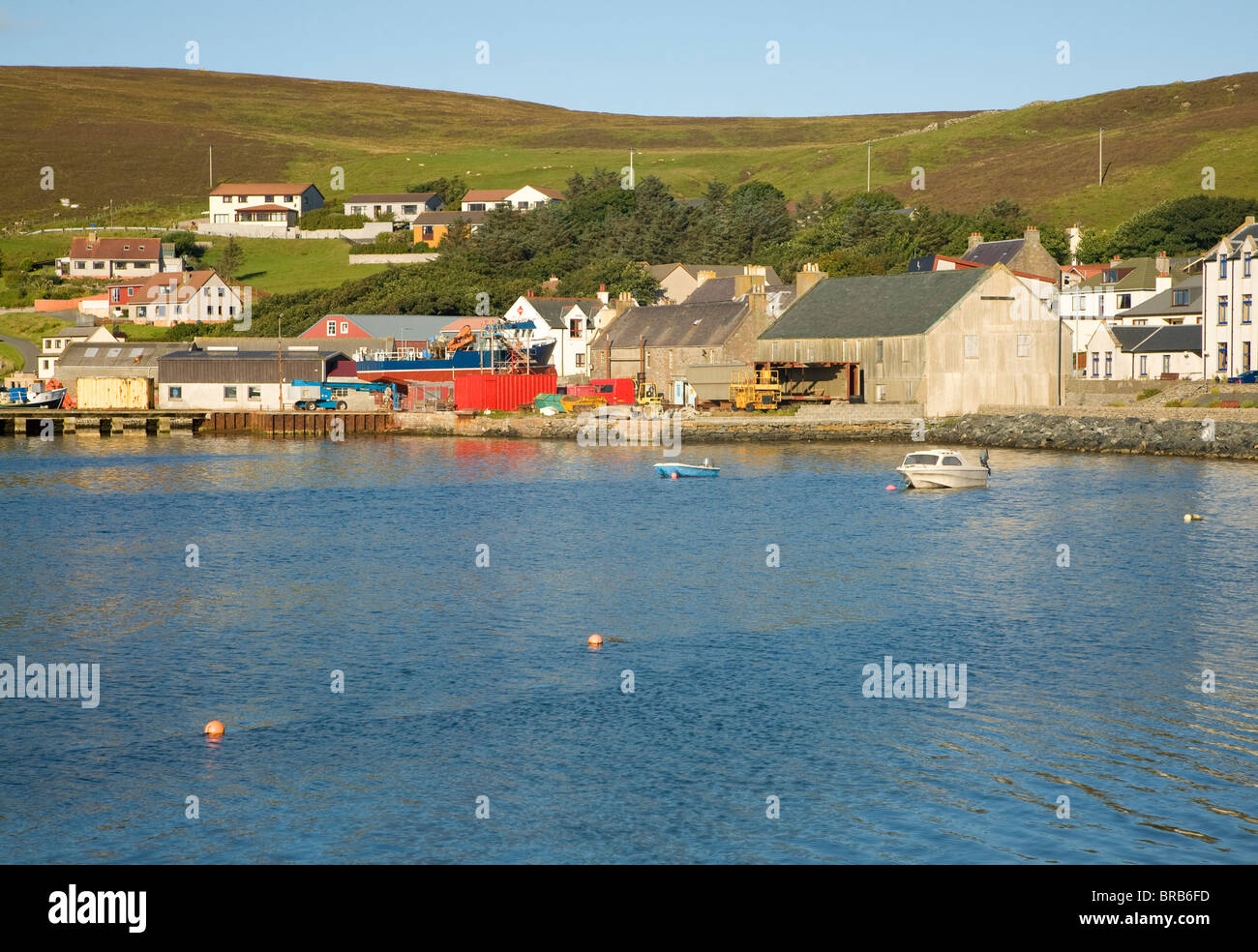 Scalloway village, Shetland Islands, Scotland Stock Photo - Alamy