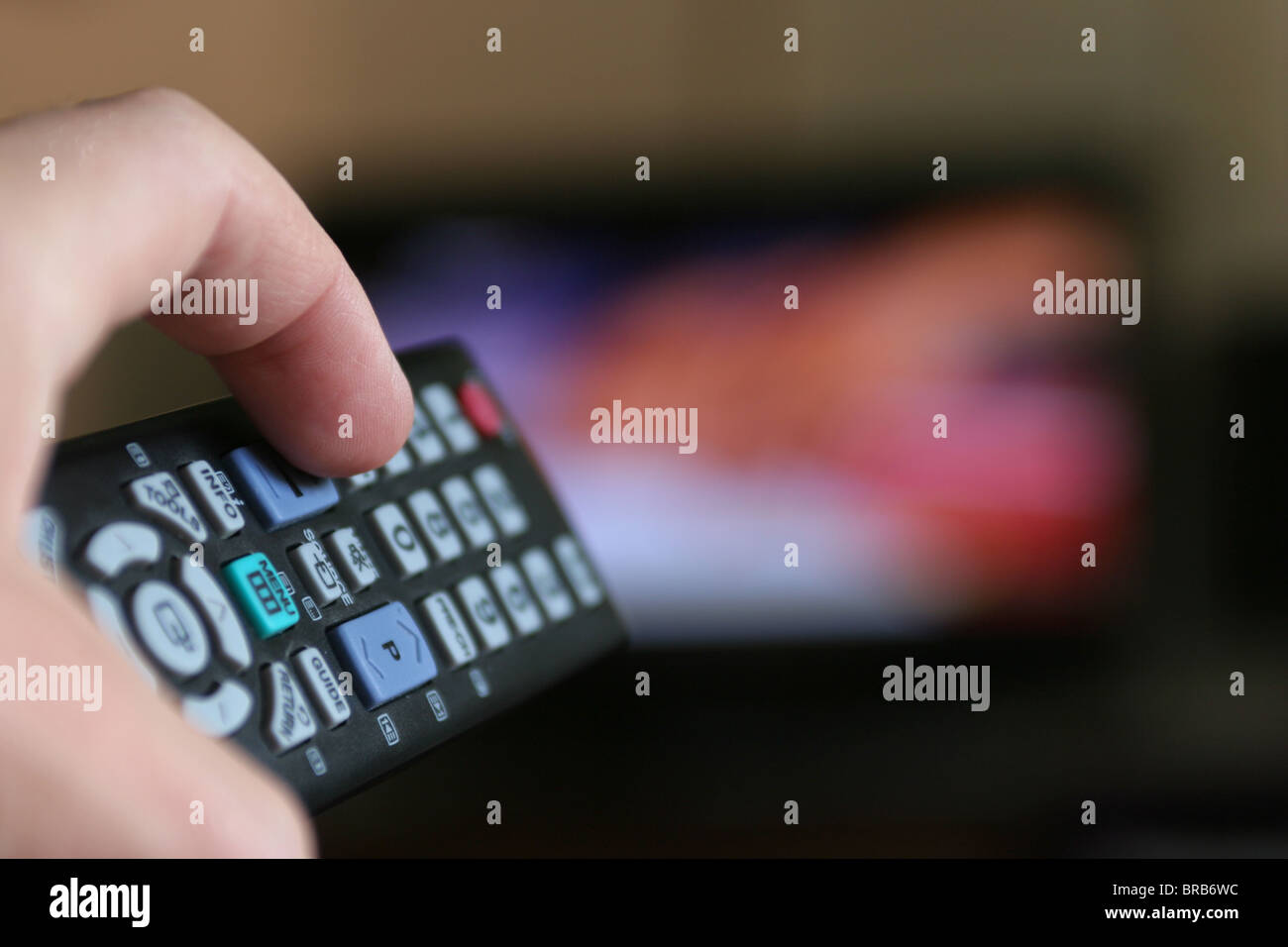 A detail of TV remote Stock Photo - Alamy