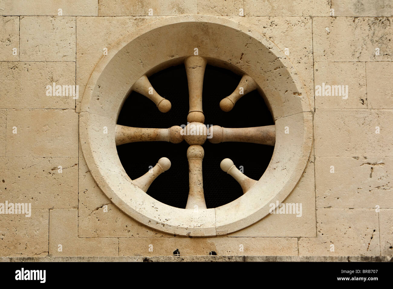 A circular stone window Stock Photo - Alamy