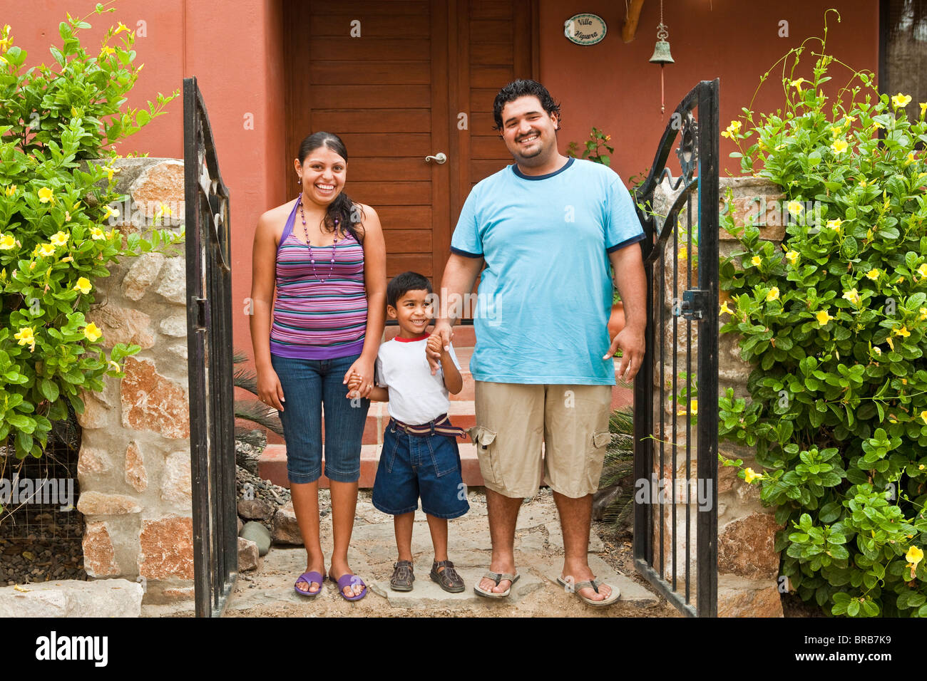 Mexican Father And Teenage Son