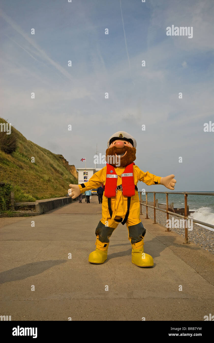 The RNLI mascot 'Stormy Stan' at the Sheringham Lifeboat day Stock ...
