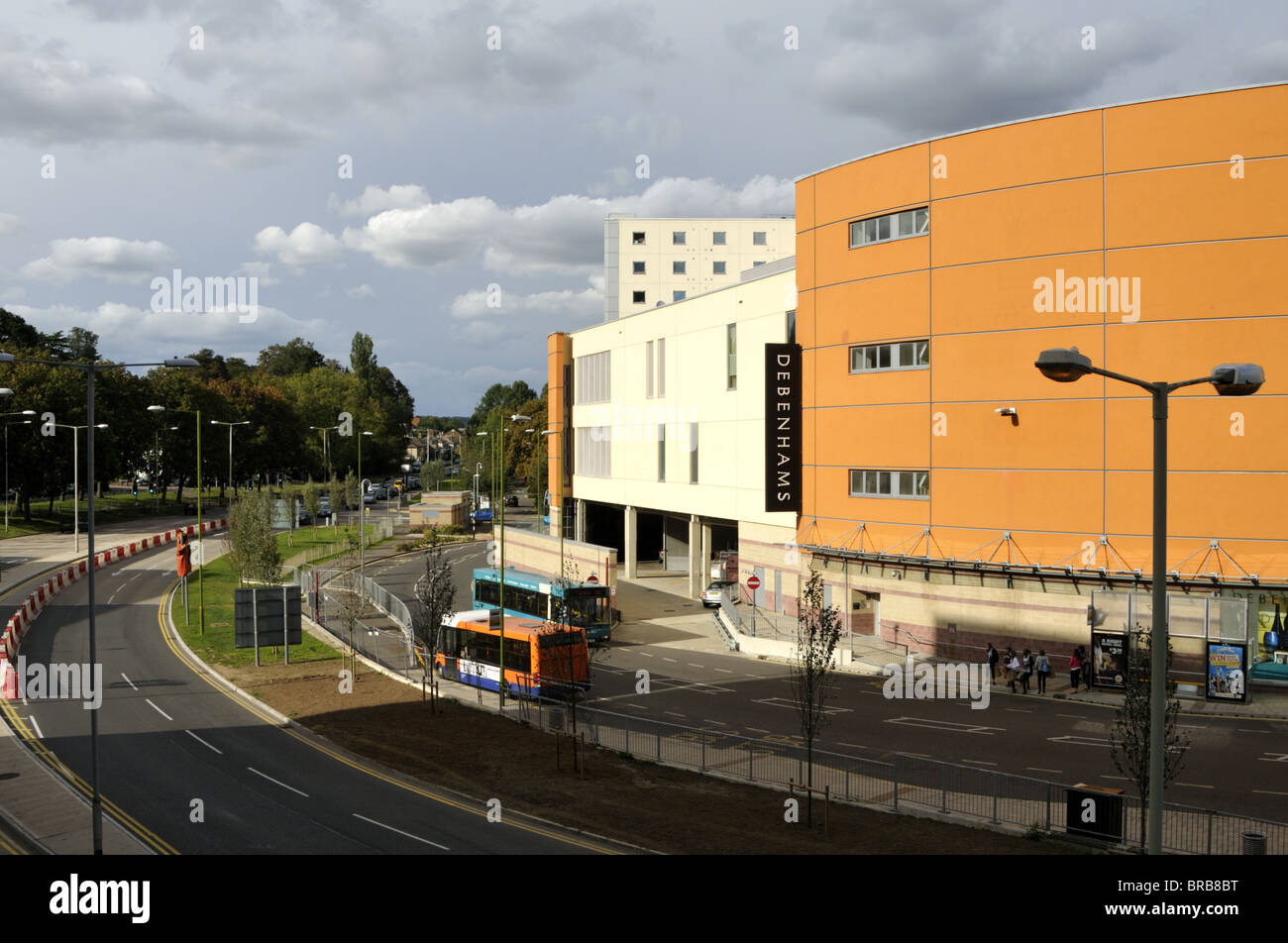 Debenhams department store at Riverside shopping precinct by A4146 at ...