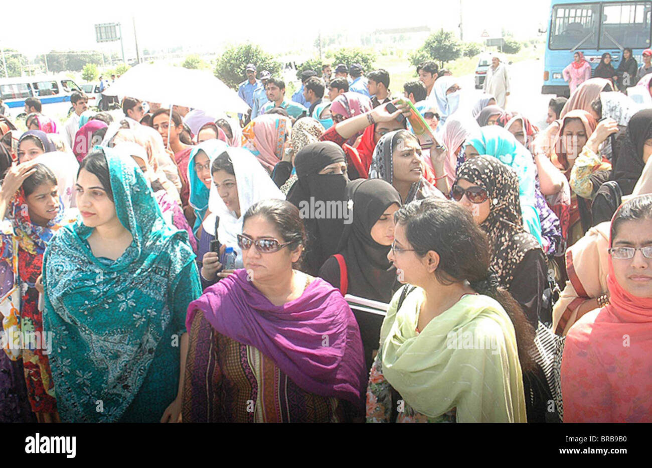 Students of National University of Modern Languages (NUML) are ...