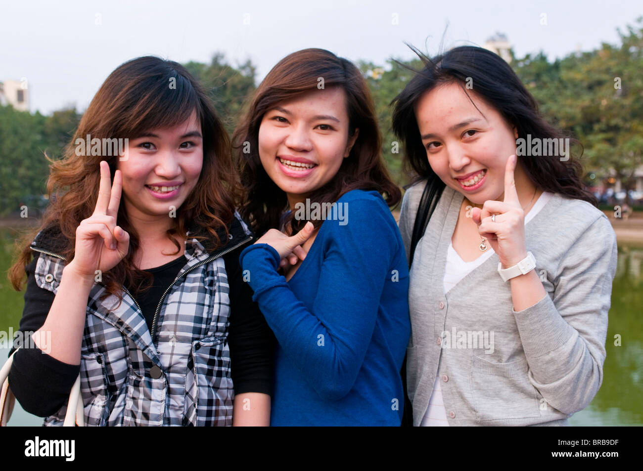 Happy vietnamese people hanoi hi-res stock photography and images - Alamy