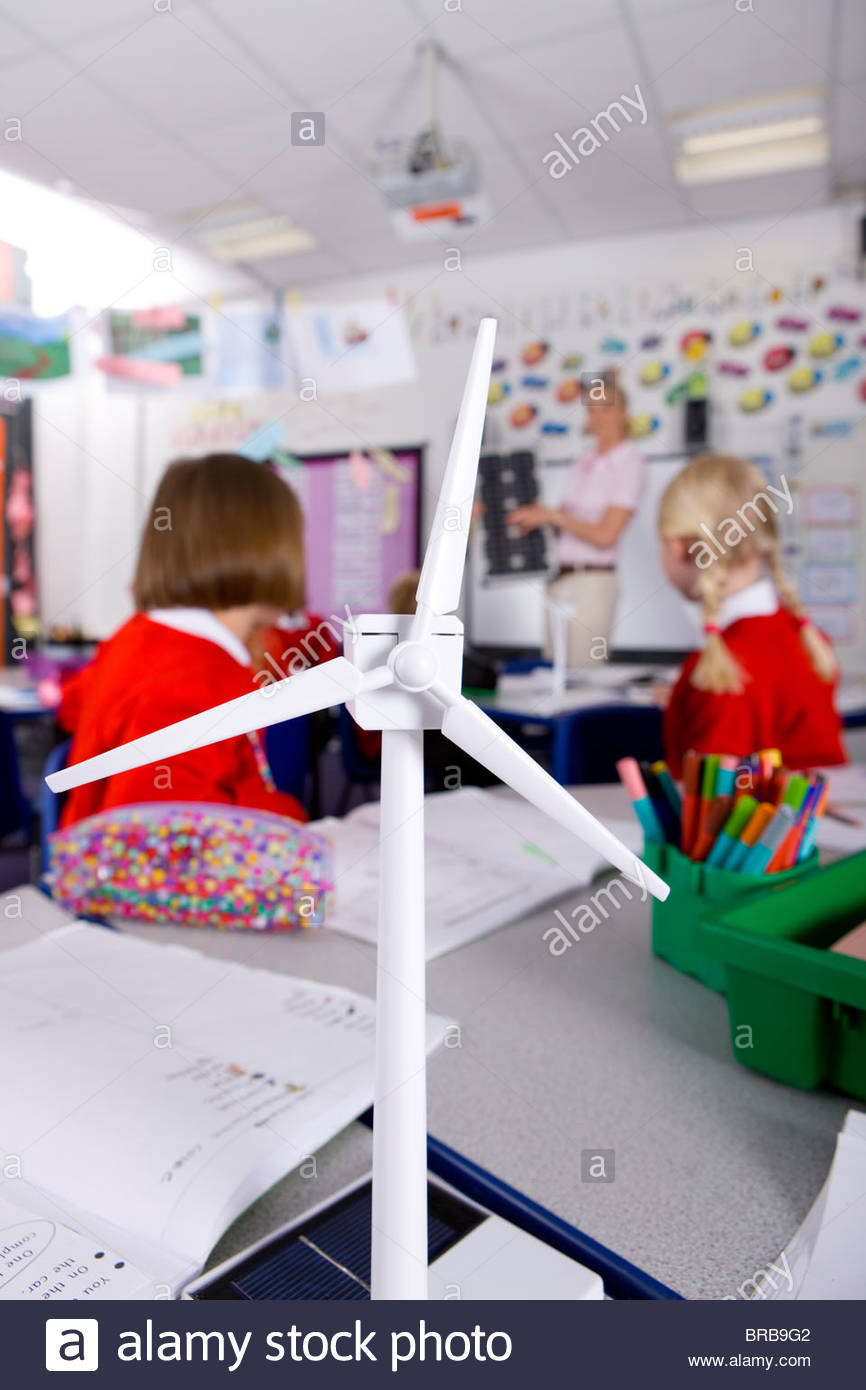 Solar Panels And Wind Turbine Stock Photos & Solar Panels And Wind ...