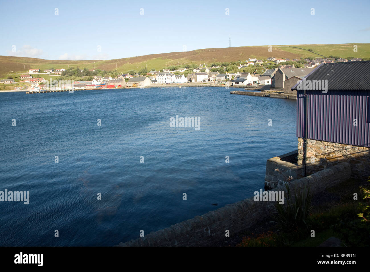 Scalloway village, Shetland Islands, Scotland Stock Photo - Alamy