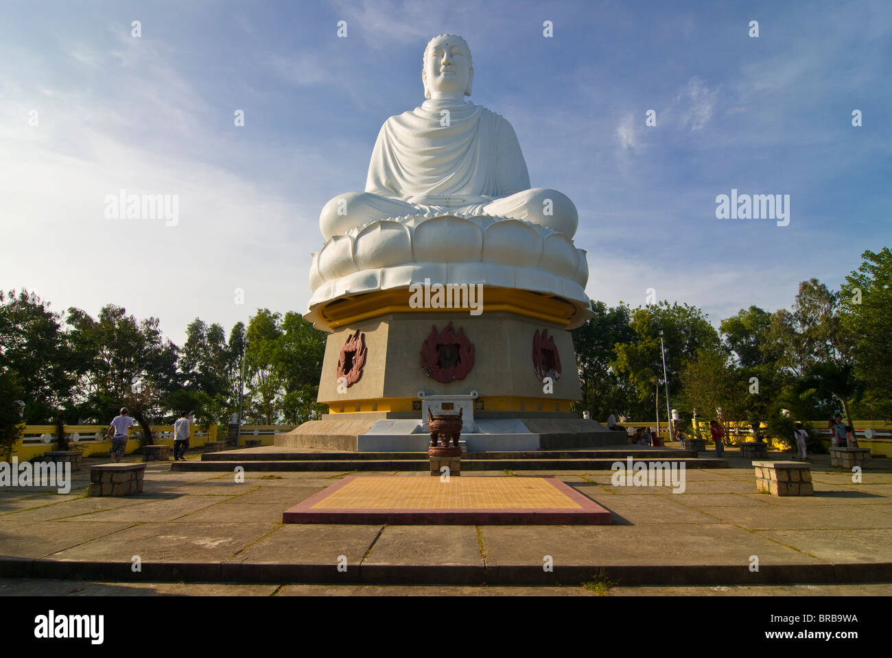 Giant Buddha at the Long Son Pagoda, Nha Trang, Vietnam, Indochina ...