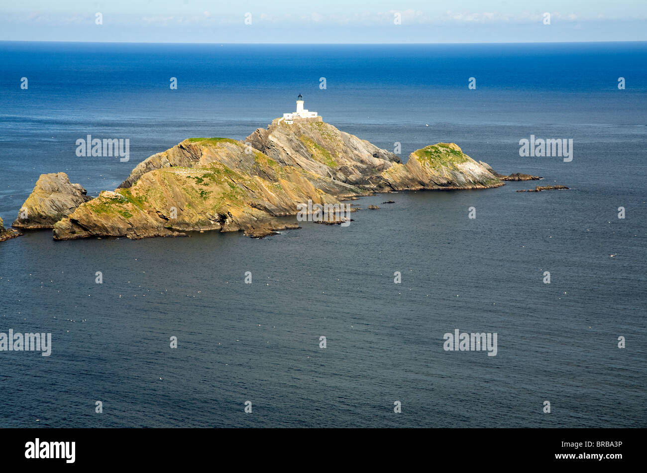 Muckle Flugga lighthouse, Britain's most northerly point, Hermaness ...