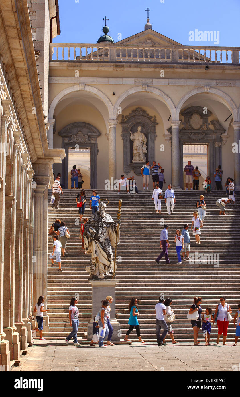 The abbey at Montecassino, Italy Stock Photo - Alamy