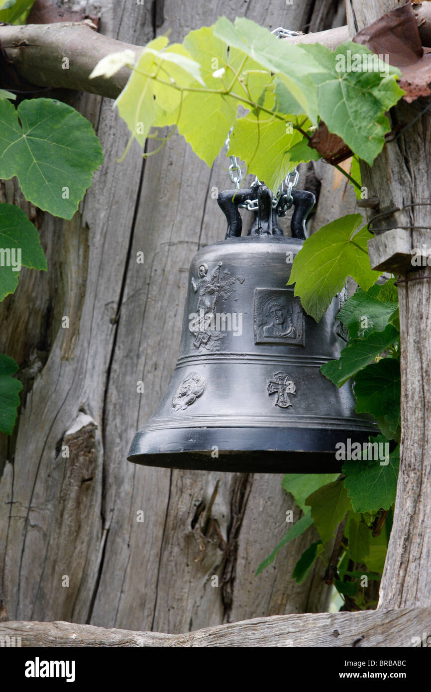 Village church bell, Sheltzan, Elbassan, Albania Stock Photo - Alamy
