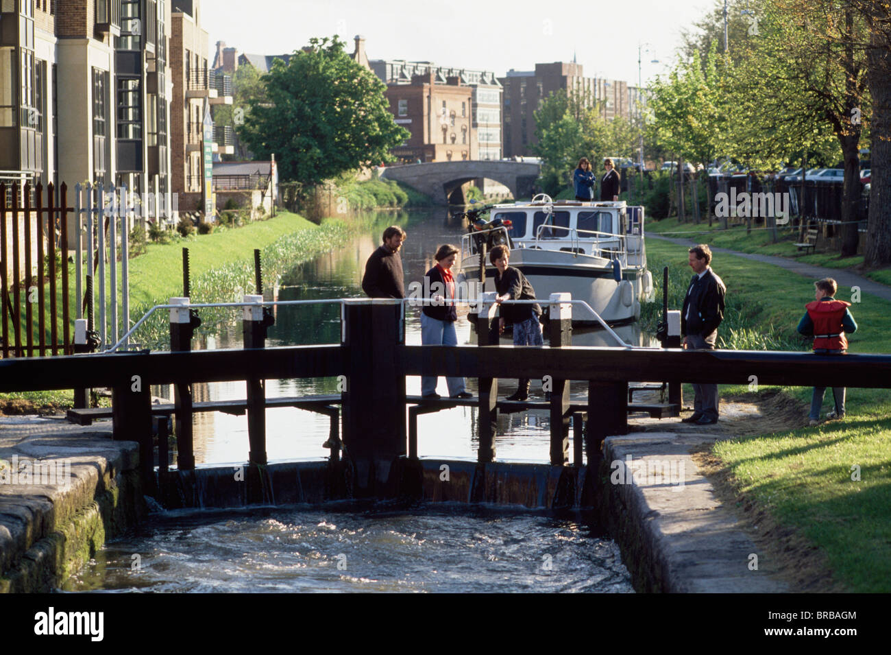 Dublin, Grand Canal Stock Photo - Alamy
