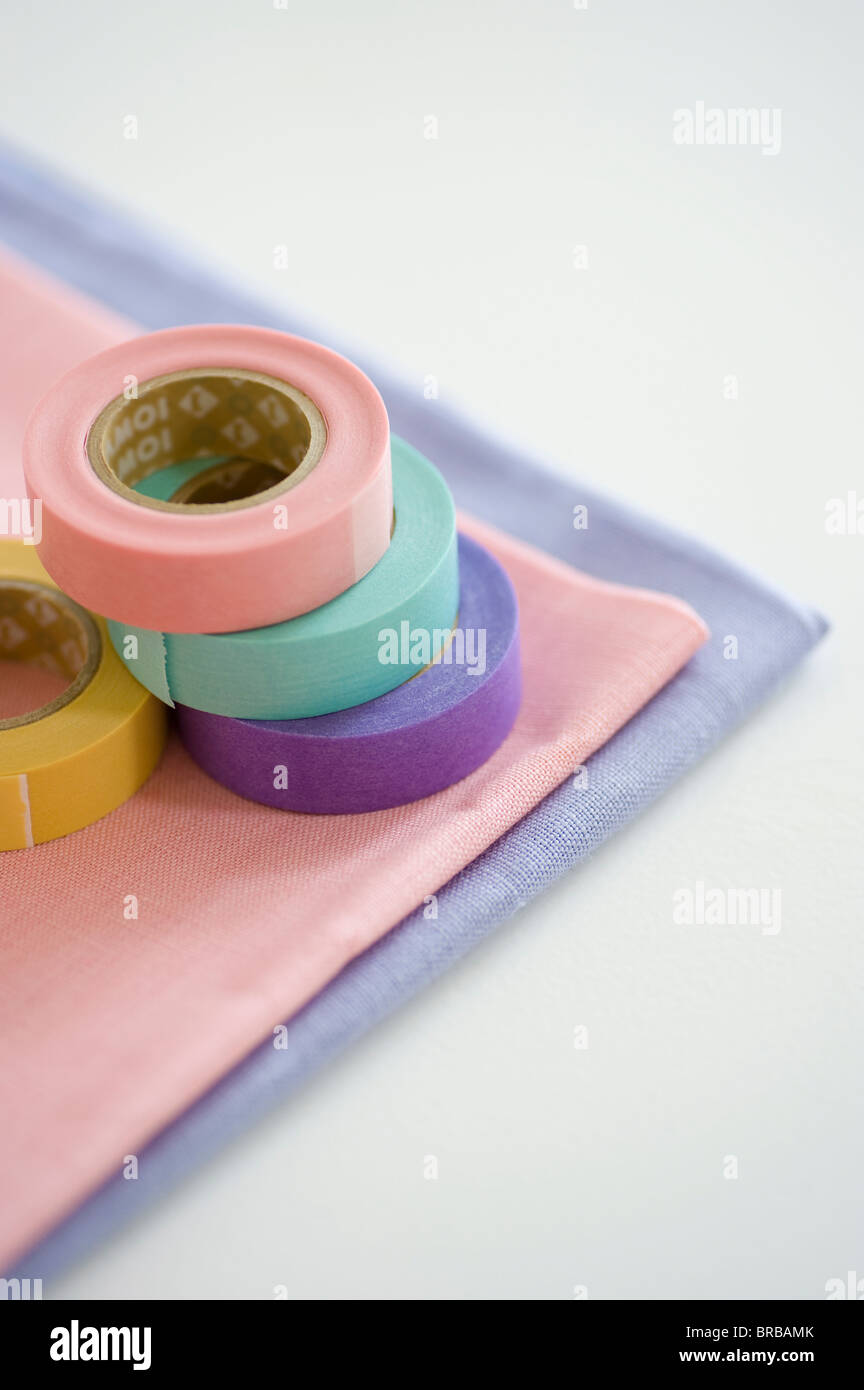 Masking tape and cloth Stock Photo - Alamy
