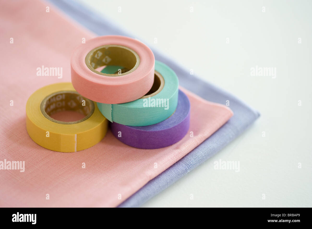Masking tape and cloth Stock Photo - Alamy
