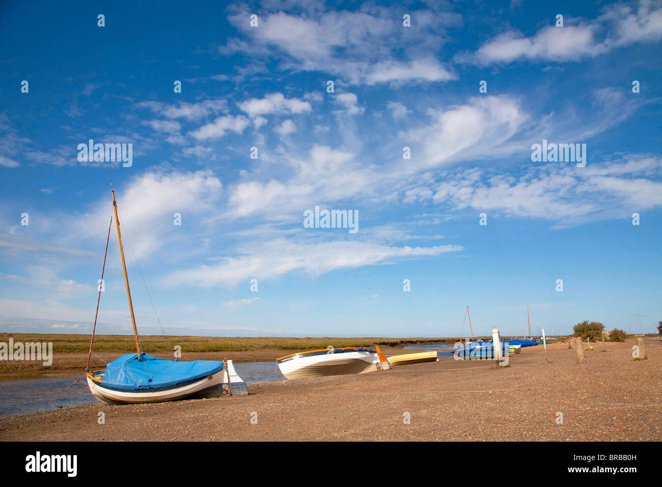 Blakeney salt marshes Stock Photo - Alamy