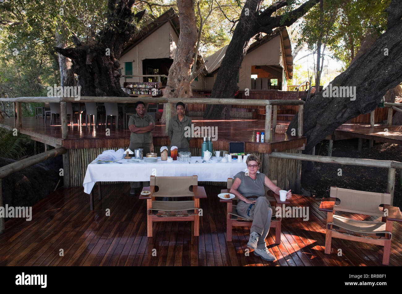 Abu Camp, Okavango Delta, Botswana Stock Photo - Alamy