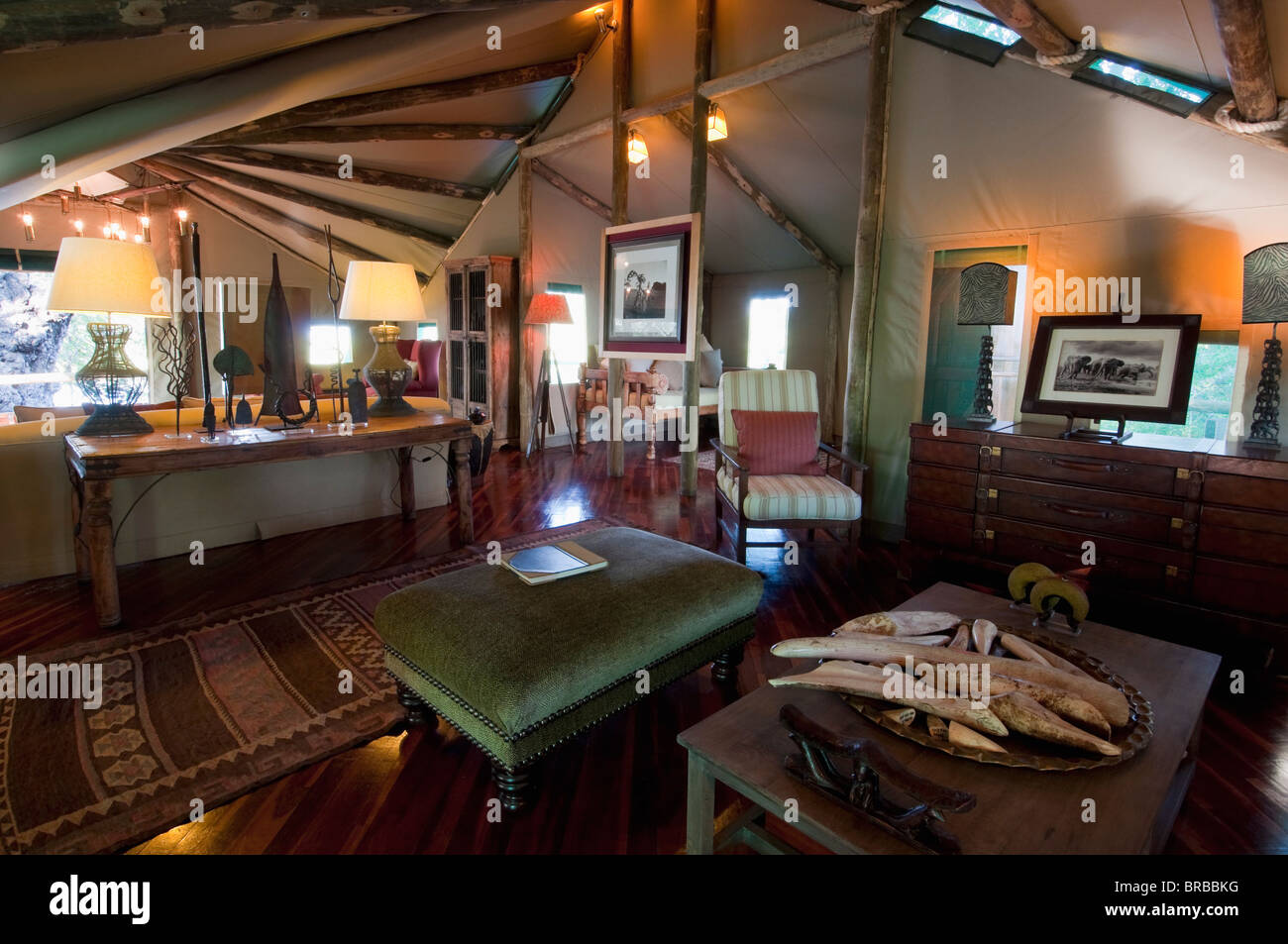 Abu Camp, Okavango Delta, Botswana Stock Photo - Alamy