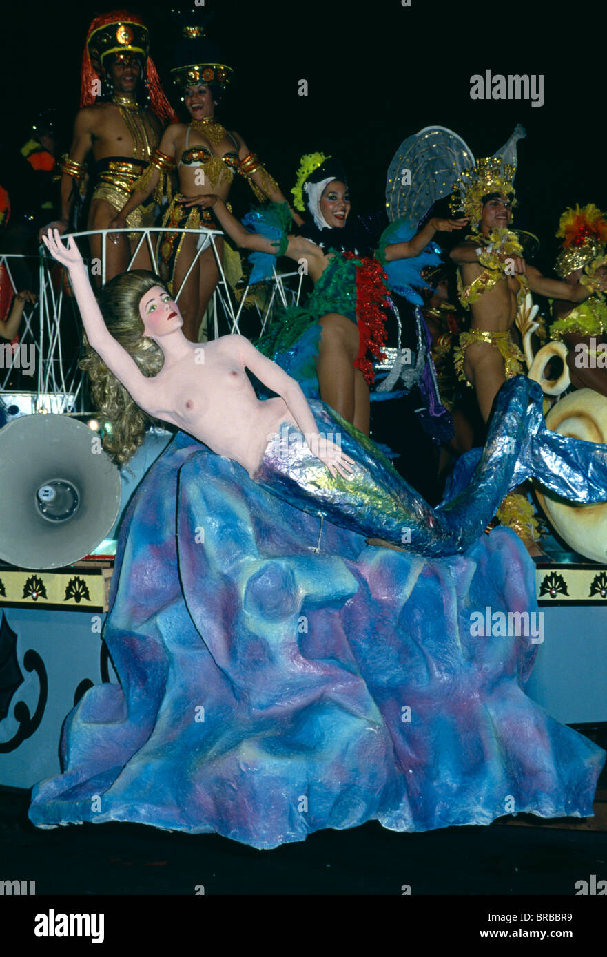 Cuba Caribbean Matanzas Province Varadero New Year Carnival Float ...