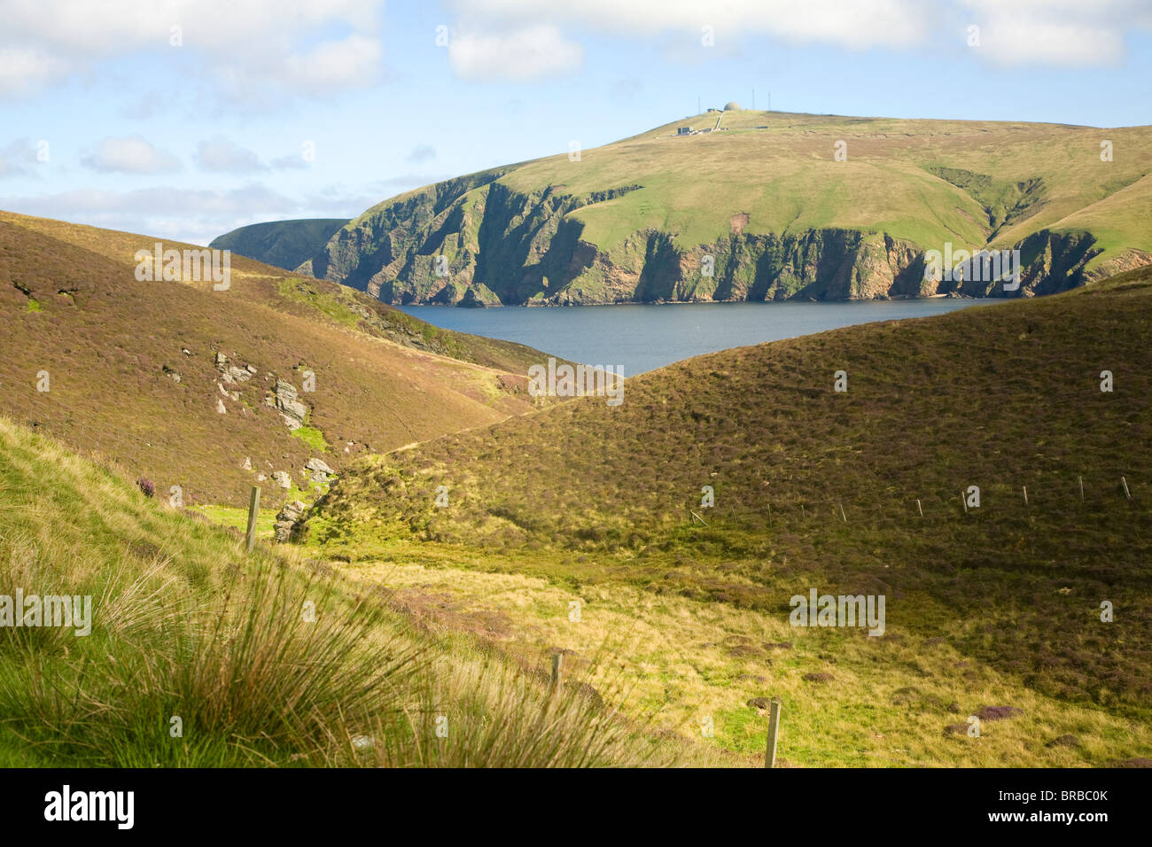 Saxa Vord former military site, Unst, Shetland Islands, Scotland Stock ...