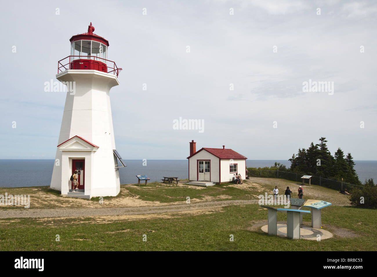 Cape Gaspe Lighthouse in Parc National du Canada Forillon (Forillon ...